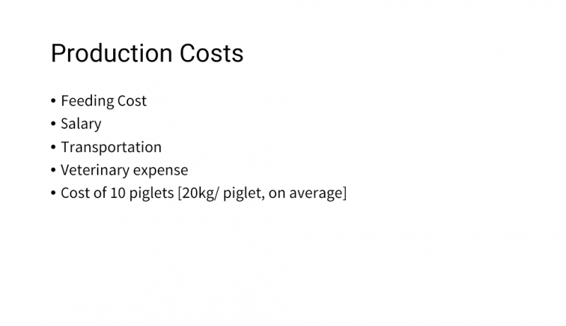 Profit Margin Analysis of Pig Farming: 10 Pigs – ACOWAS